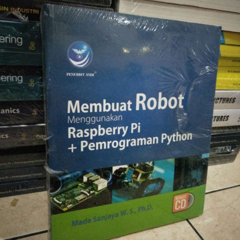 Promo Ori Membuat Robot Menggunakan Raspberry Pi Plus Pemrograman Python Cd Diskon 23 Di
