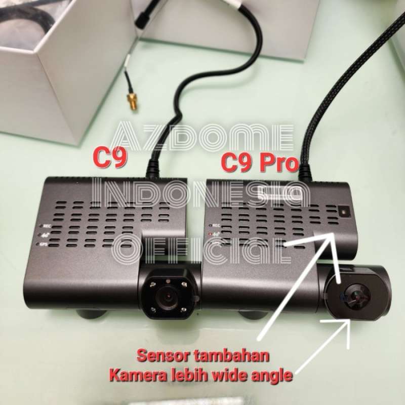 Promo Azdome C9 Pro 4g Wifi Gps Tracker Dashcam Mobil Dual Camera ...