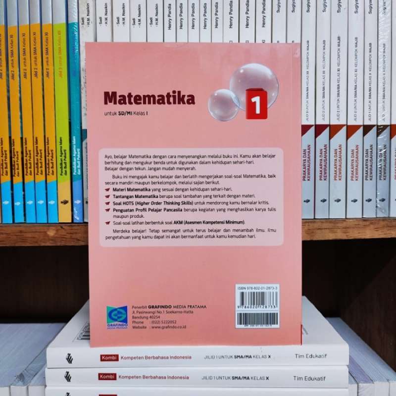 Promo Buku Matematika Kelas 1 Sd Grafindo Kurikulum Merdeka Diskon 23% Di Seller Zawaru Store ...