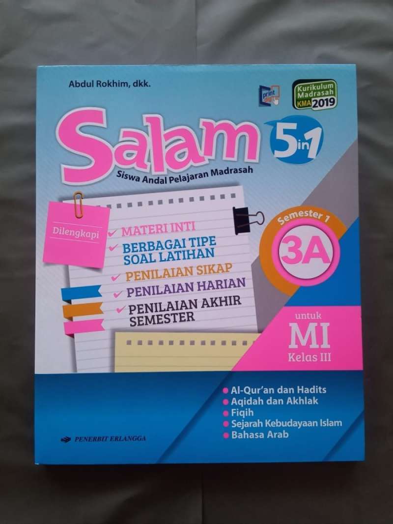 Promo Buku Salam Erlangga Mi Kelas 3a Diskon 23% Di Seller Zawaru Store ...