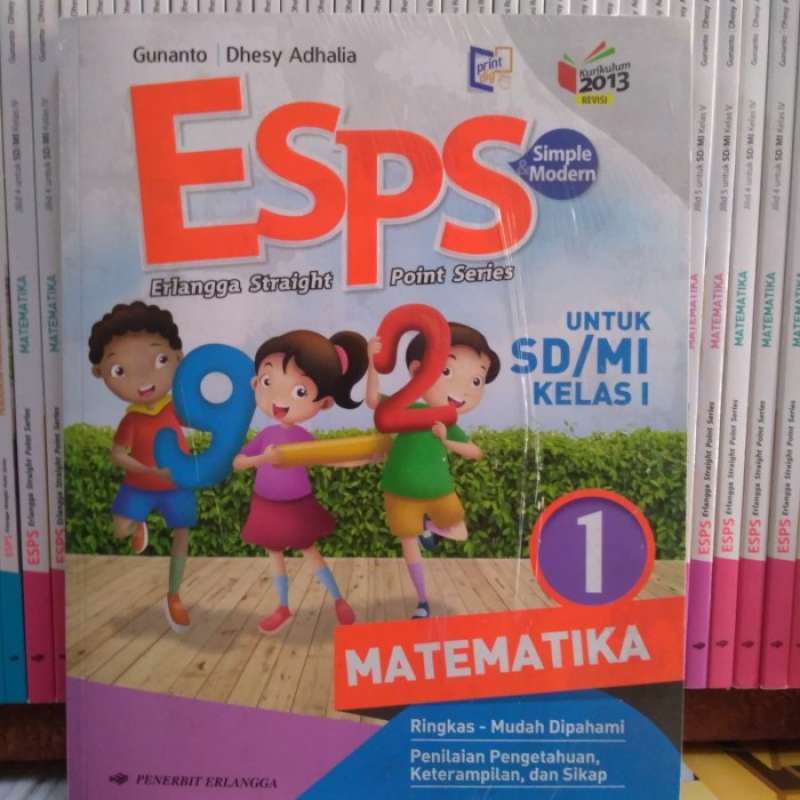Promo Esps Matematika Kelas 1 Sd/mi K13 Erlangga Diskon 23% Di Seller Zawaru Store - Tanah ...