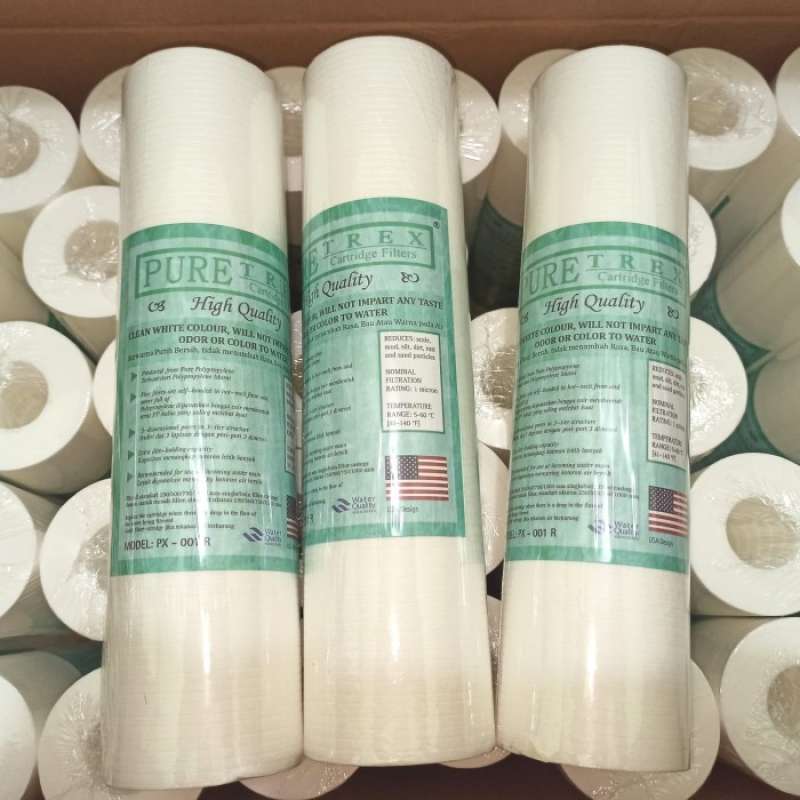 Jual Cartridge Filter Air Puretrex 10 / Puretrex Water Filter 0.1 ...