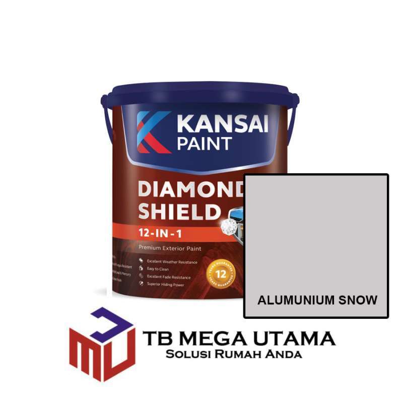 Jual Kansai Paint Diamond Shield Alumunium Snow 2,5 Liter | Cat ...