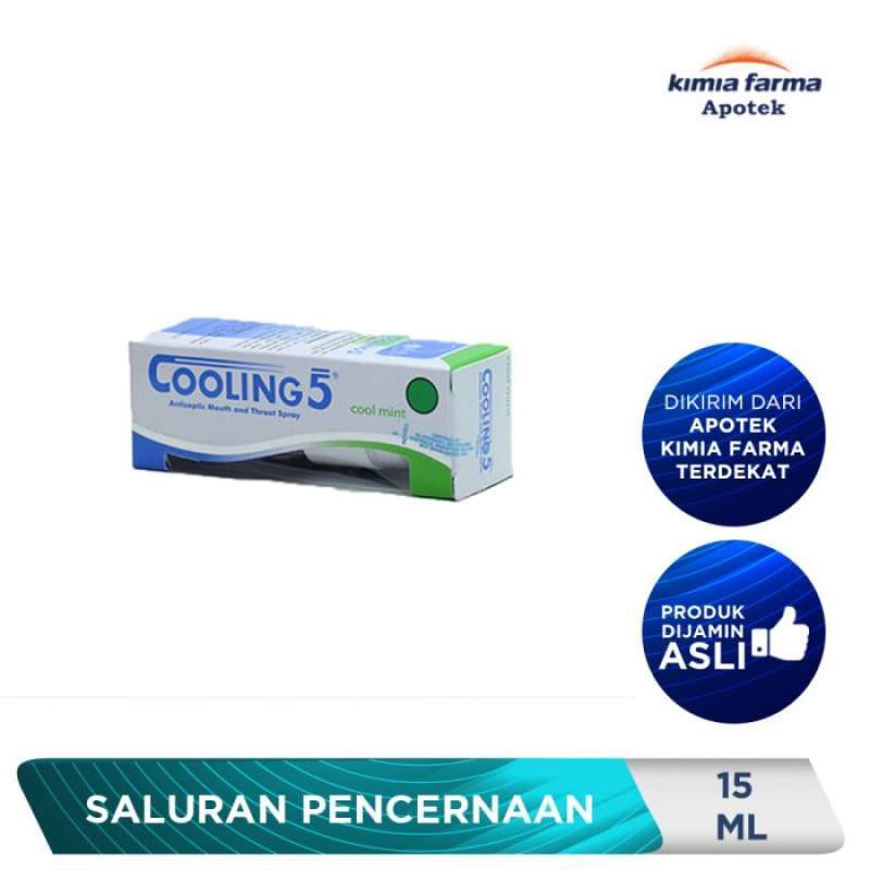 Jual Cooling 5 Spray Coolmint / Obat Radang Mulut & Tenggorokan Di ...