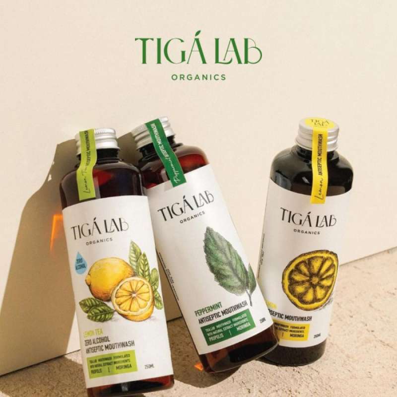Jual Tiga Lab Organic Zero Alcohol Mouthwash Peppermint - 250ml Di ...