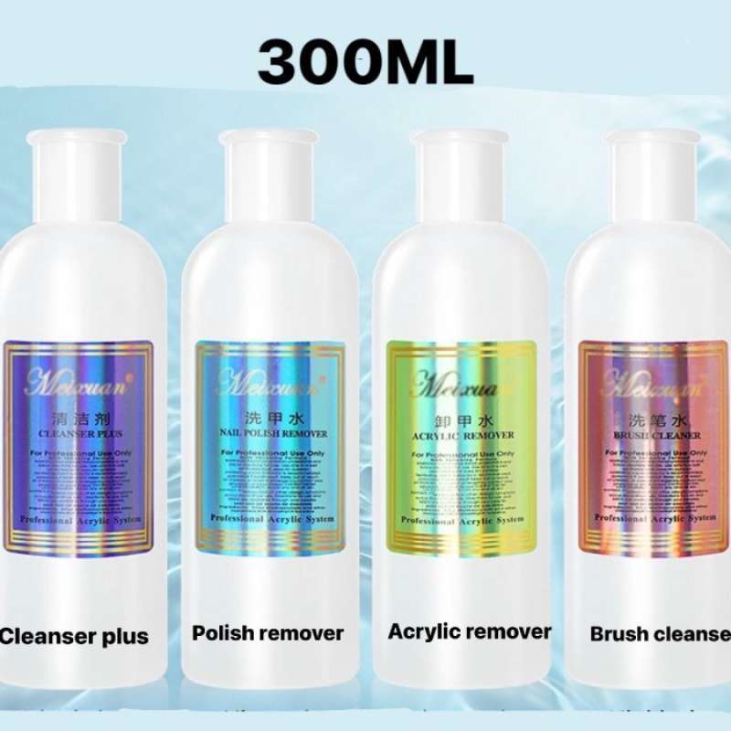 Jual Cleanser Plus,polish Remover,acrylic Remover,brush Cleanser 300ml ...