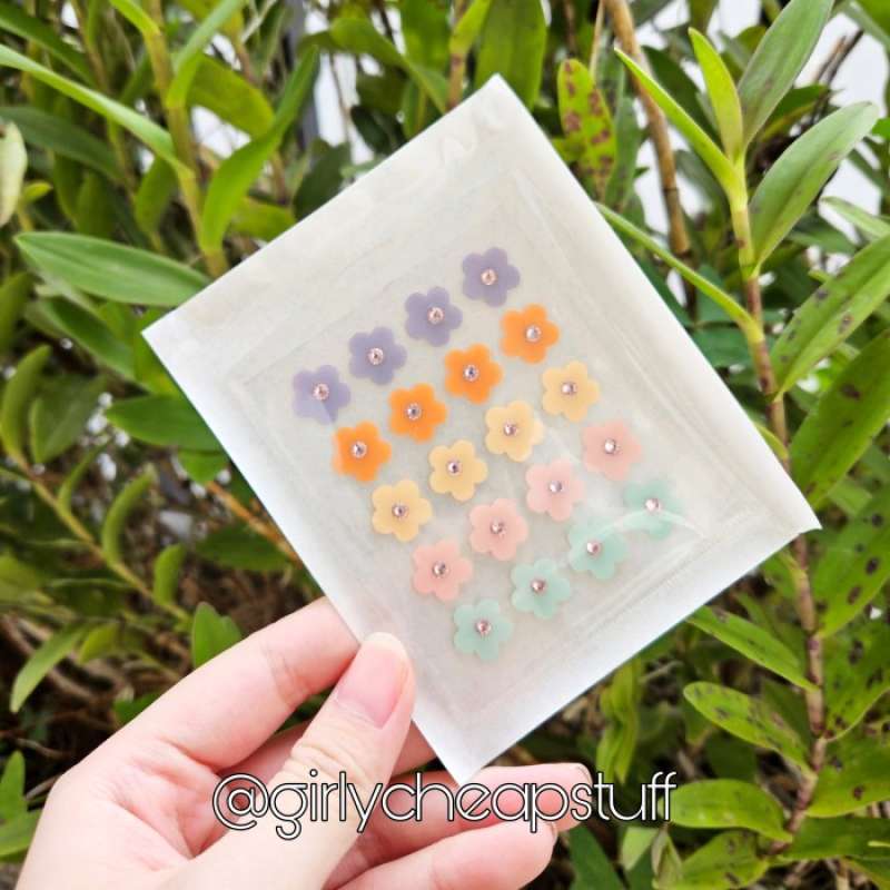 Jual Flower Hydrocolloid Acne Patch Sticker Jerawat Lucu Aesthetic 1 ...