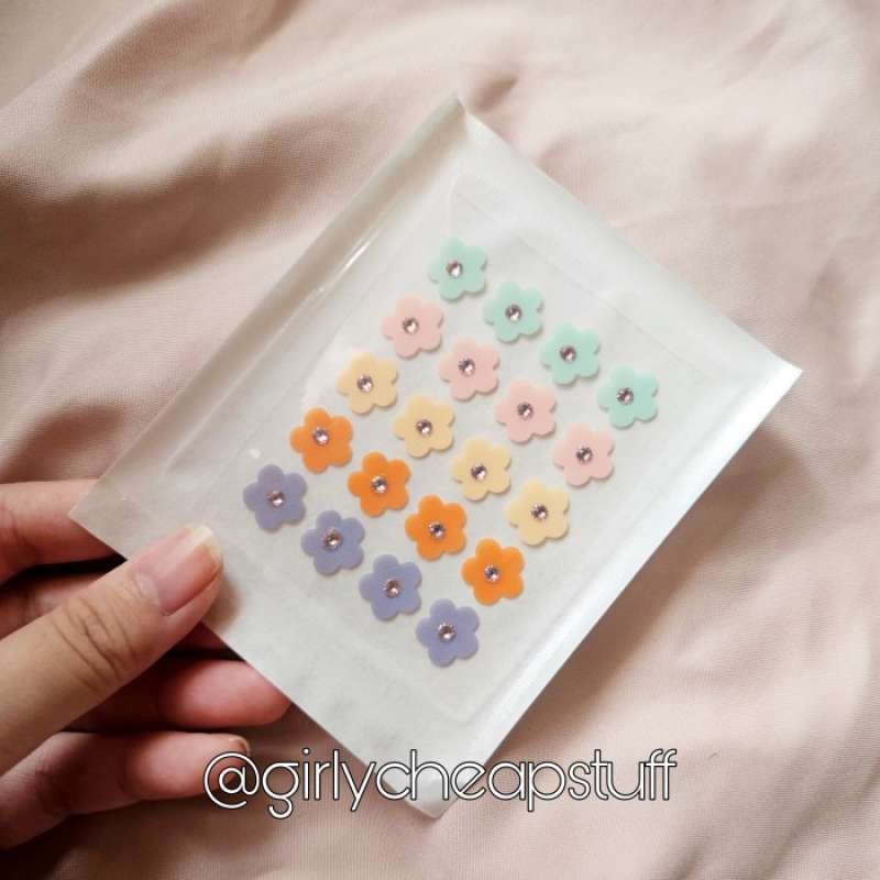 Jual Flower Hydrocolloid Acne Patch Sticker Jerawat Lucu Aesthetic 1 ...