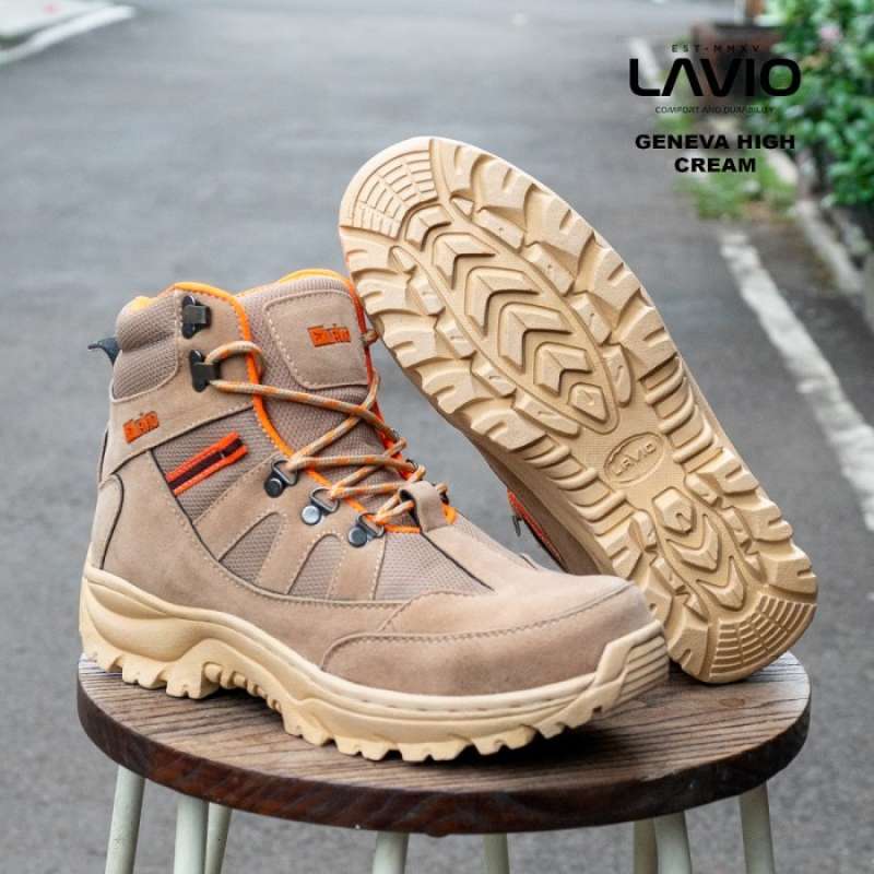 Promo Sepatu Safety Boots Pria Keren Proyek Kerja Outdoor Geneva High ...