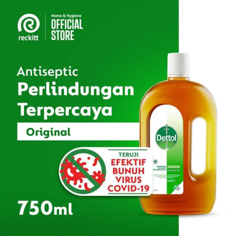 Promo Dettol Antiseptic Liquid 750ml / Cairan Antiseptik Dan ...