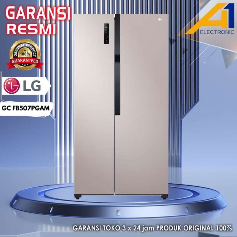 Jual Kulkas Lg Gc Fb507pgam / Gcfb507pgam Side By Side Inverter 509 L ...