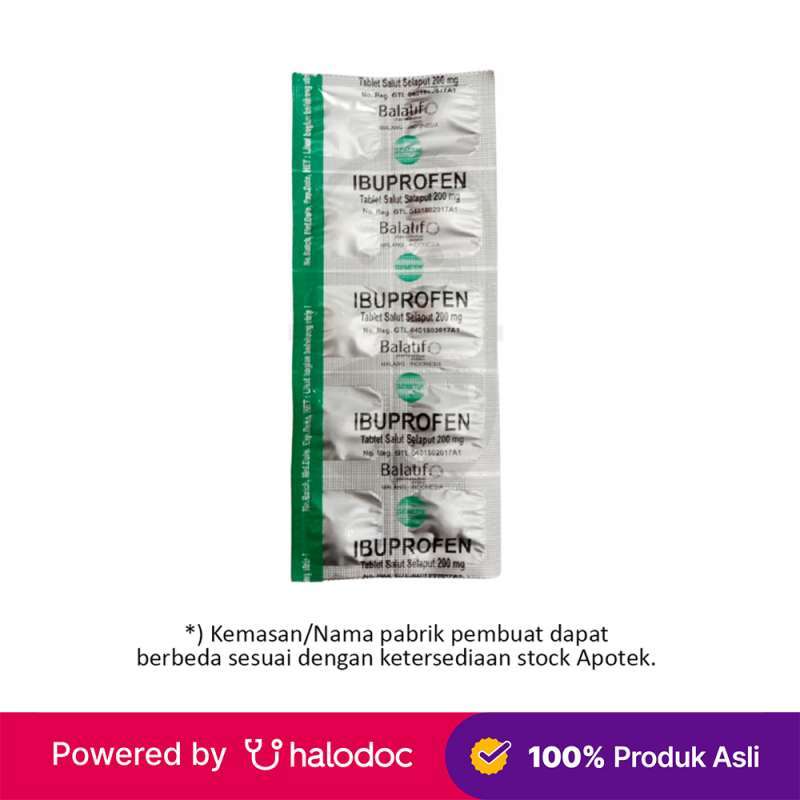 Jual Ibuprofen 200 Mg 10 Tablet Di Seller Apotek Kawi Jaya Buaran ...