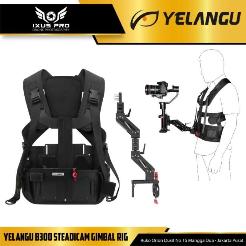 Promo Yelangu B300 Steadicam Gimbal Rig For Electronic 3-axis Gimbal ...