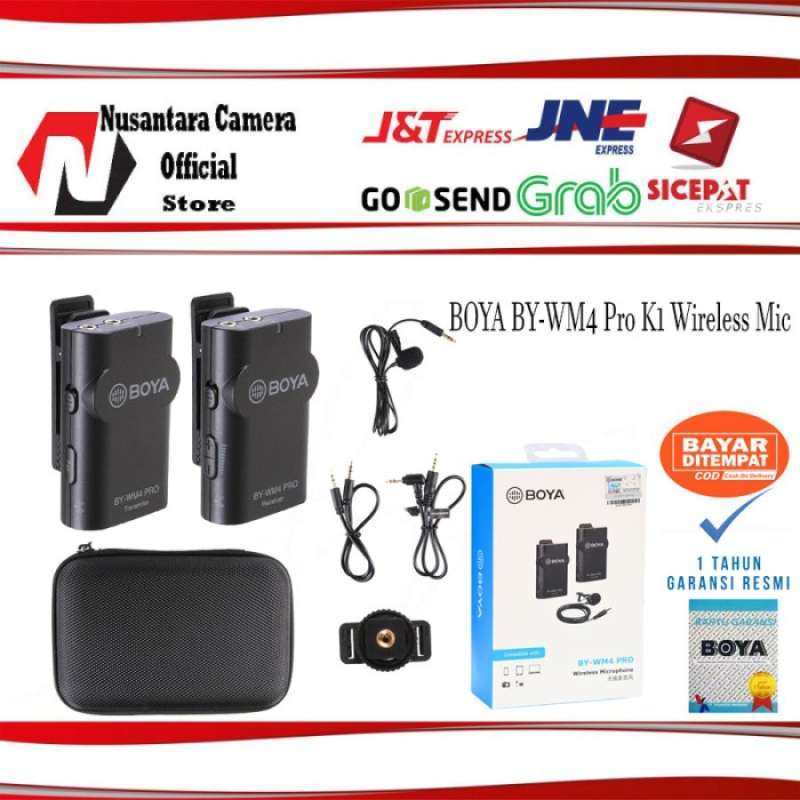 Promo Boya By-wm4 Pro K1 Wireless Mic For Camera & Smartphone Diskon 23% Di Seller Mettaria ...