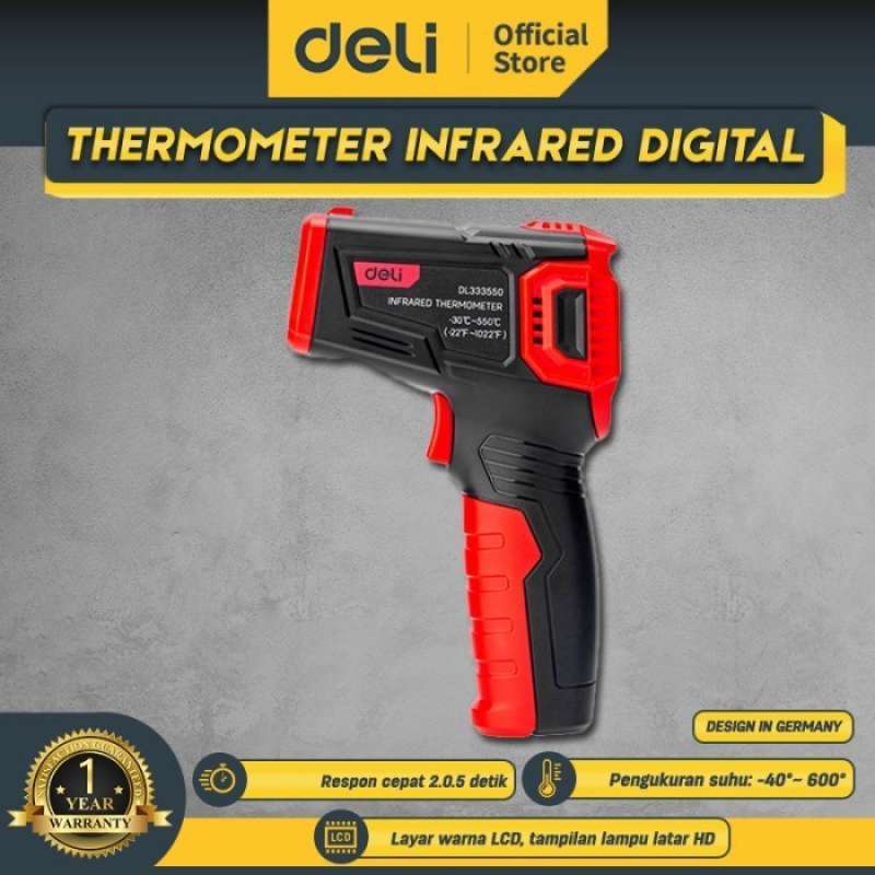 Promo Alat Pengukur Suhu Ruangan / Infrared Thermometer ( Red ...