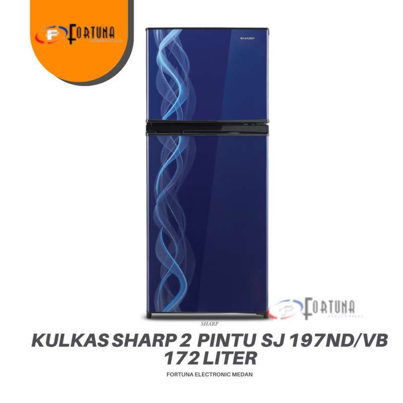 Jual Kulkas Sharp 2 Pintu Sj197ndvp/vb2 172 Liter || Medan Di Seller Fortunaelectronic Medan ...