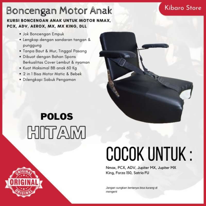 Jual Kursi Bangku Jok Boncengan Bonceng Anak Motor Nmax Pcx Adv Mx Mx ...