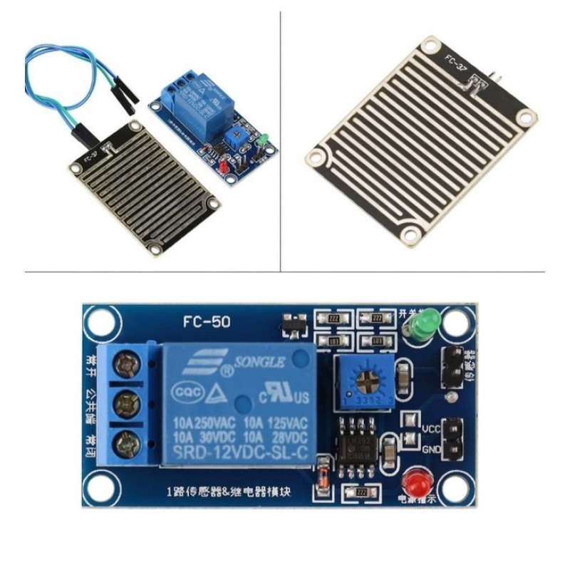 Jual (local Stock) Raindrops Sensor, 12v Rain Dectection Module ... Jual (local Stock) Raindrops Sensor, 12v Rain Dectection Module ...