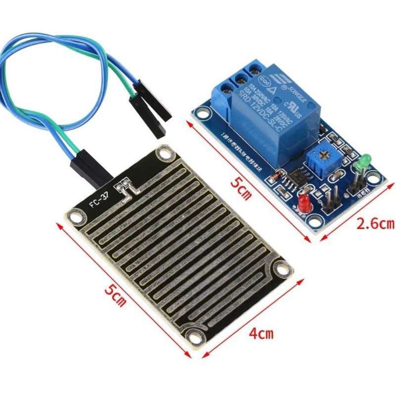 Jual (local Stock) Raindrops Sensor, 12v Rain Dectection Module ... Jual (local Stock) Raindrops Sensor, 12v Rain Dectection Module ...