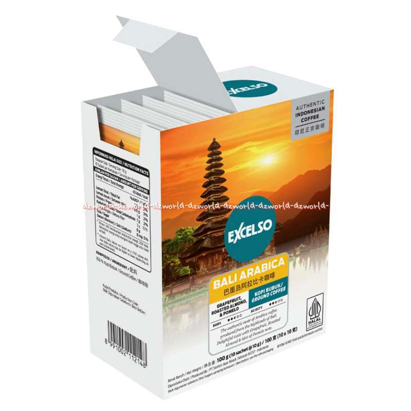 Jual Excelso 10sachet Bali Arabica Kopi Bubuk Ekselso Exselso Bali ...