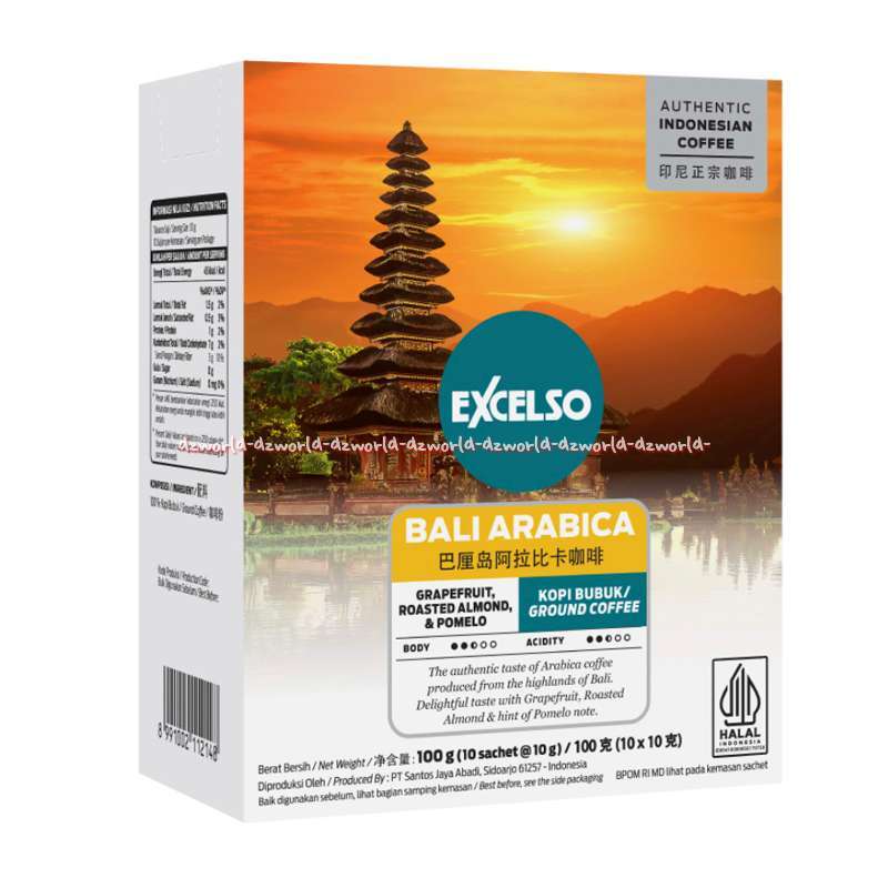 Jual Excelso 10sachet Bali Arabica Kopi Bubuk Ekselso Exselso Bali ...