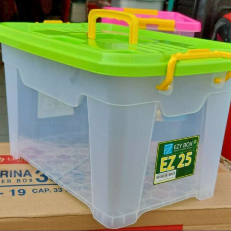 Jual Box Container Gagang Cb 25 Liter Ezy Kotak Shinpo Handy Kontainer ...