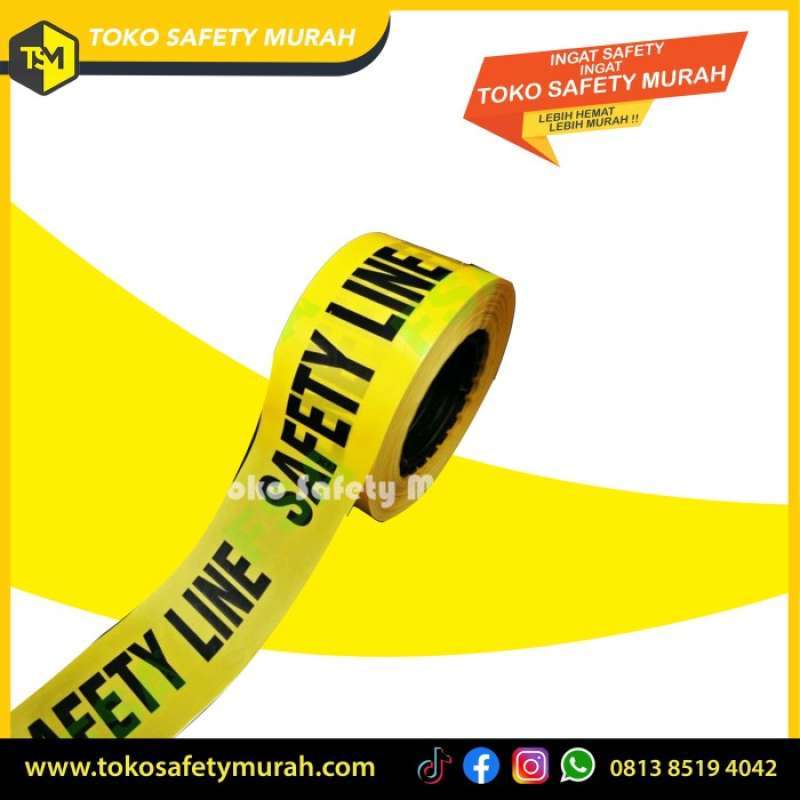 Jual Police Line Barricade Tape Safety Line 3 X 300 Meter Garis Proyek ...