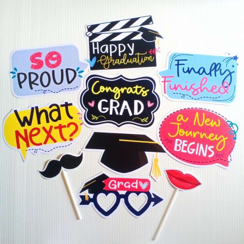 Jual Graduation Photo Props Photobooth Props Wisuda Di Seller Raindrop ...