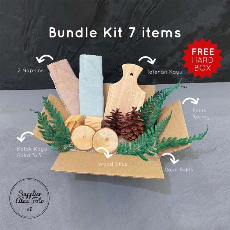 Jual Paket Properti Foto / Set Aestetik Photo Produk / Props Foto Saf ...