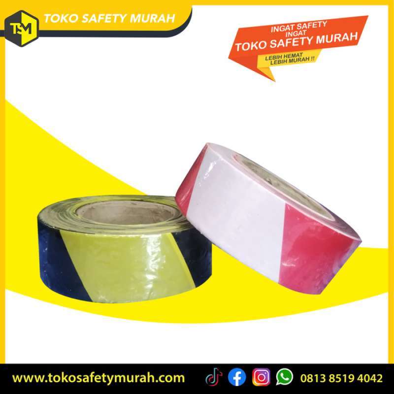 Jual Garis Polisi Police Line Barricade Tape Safety Line 2 X 300 Meter ...