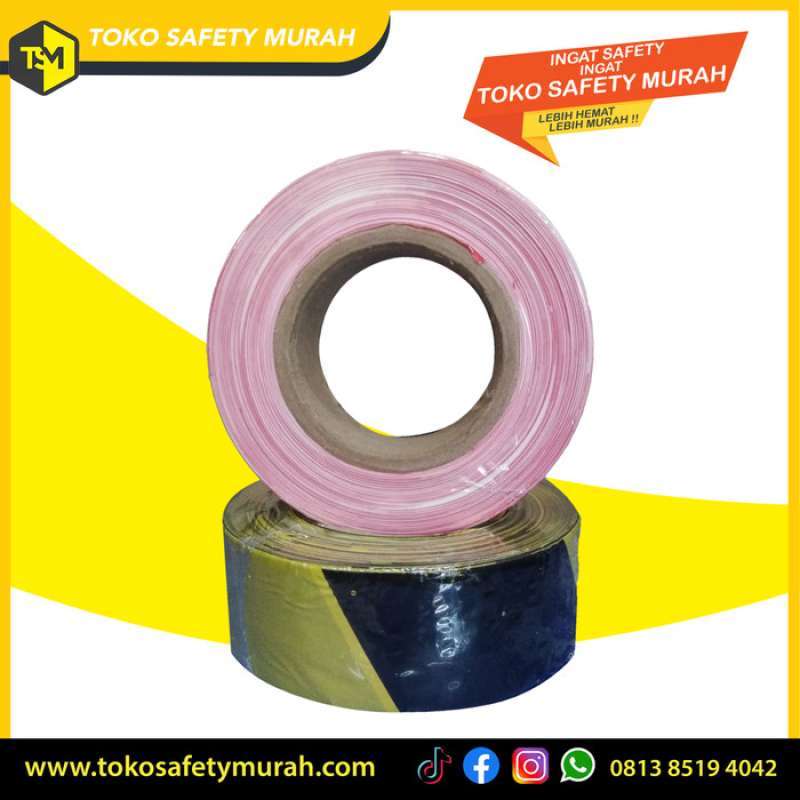 Jual Garis Polisi Police Line Barricade Tape Safety Line 2 X 300 Meter ...