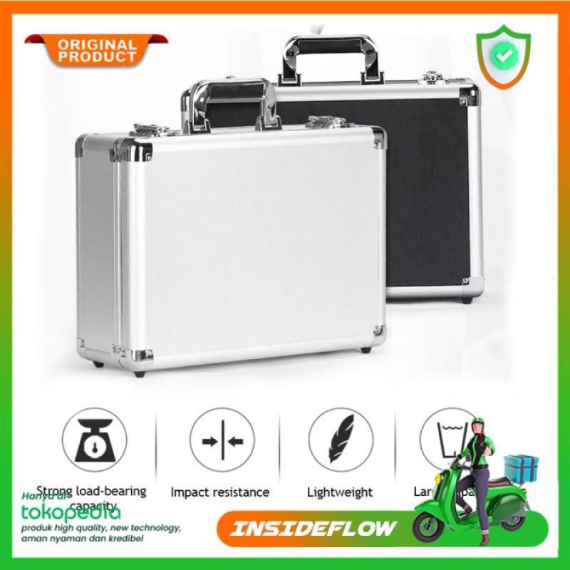 Promo Kotak Jinjing Perkakas Portable Hardware Aluminium Tool Box ...