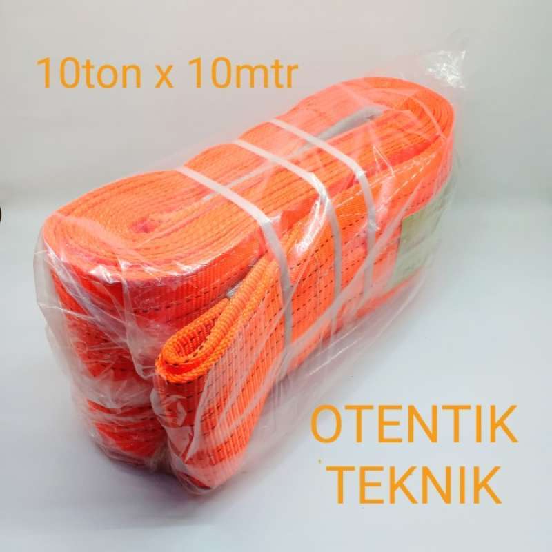 Jual Webbing Sling Belt 10 Ton X 10 Meter - Tali Sabuk 10t X 10m ...