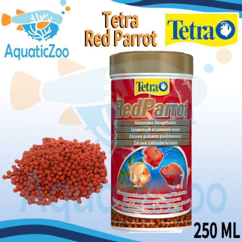 Promo Tetra Red Parrot 250ml Makanan Ikan Pelet Redparrot Diskon 23% Di ...