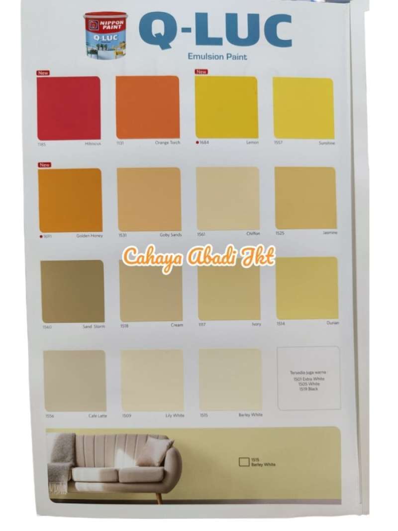 Jual Cat Tembok Qluc Nippon Paint 5kg (gojek) Di Seller Aghanim ...