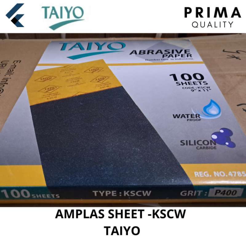 Jual Taiyo Kscw Amplas Lembaran/abrasive Paper Sheet Taiyo Kscw Semua ...
