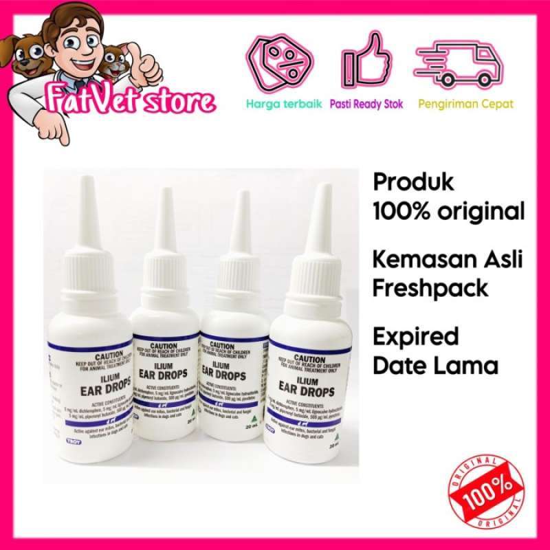 Promo Obat Tetes Telinga Ilium Ear Drops Diskon 23% Di Seller Siba ...