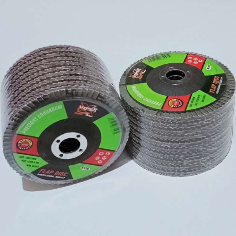 Jual Amplas Susun 4 Inch / Amplas Flap Disk Viper - 180 Di Seller ...