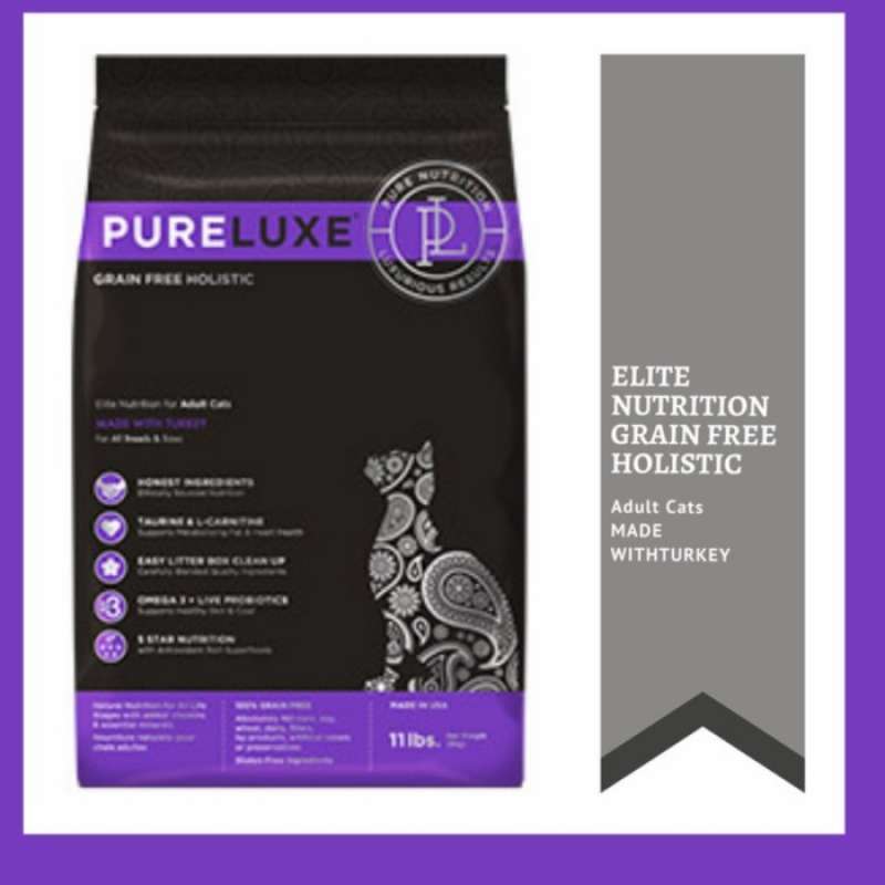 Promo Pure Luxe For Adult Cats Turkey All Breed&sizes 1.5kg Diskon 23% ...