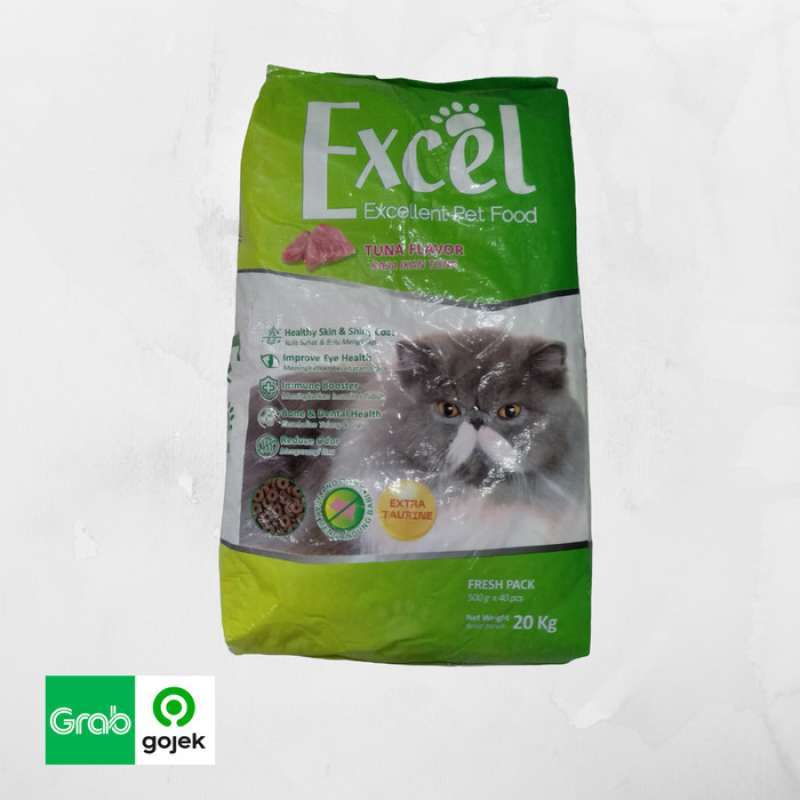 Promo Excel Cat Food Tuna 20kg - Bentuk Donut Diskon 23% Di Seller Siba ...