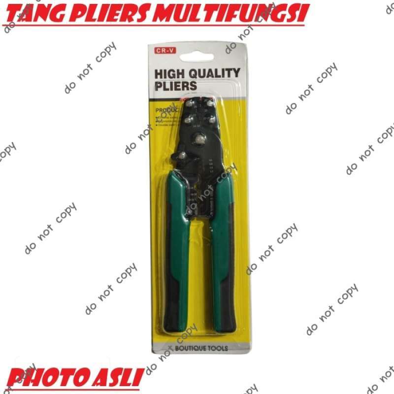 Jual Tang Potong & Kupas Kabel 4in1 Tang Crimping Krimping Skun Wire ...