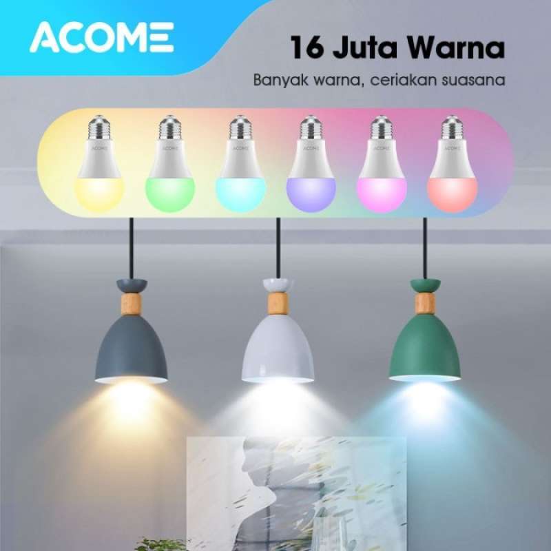 Jual Acome Iot Smart Lampu Bohlam Automation Wireless Led Bulb 14w Al01 ...