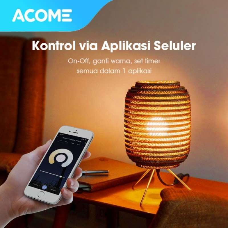 Jual Acome Iot Smart Lampu Bohlam Automation Wireless Led Bulb 14w Al01 ...