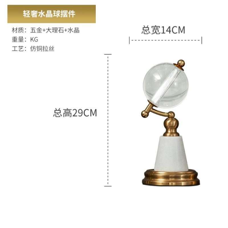 Promo Jam Meja Metal Clock Globe Clock / Jam Meja Gold Luxury New ...