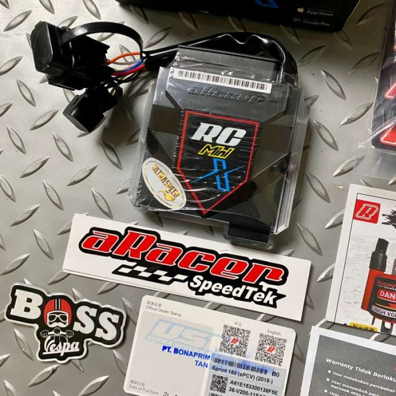 Promo Ecu Racing Aracer Speedtek Rc Mini X + Koil Vespa Sprint Prima 3v ...