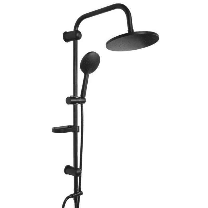 Jual 1set Shower Paket Lengkap Tiang Headhandshower Hitam Elegan Abs Sj ...