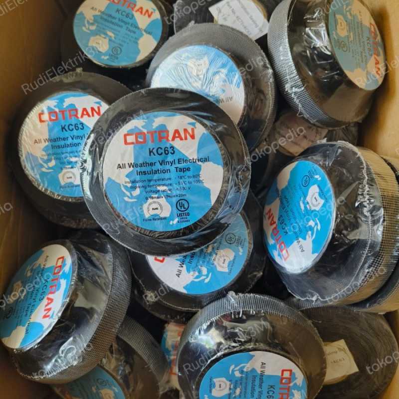 Jual Isolasi Tape Rubber Splicing - Isolasi Cotran 19mm X 9.15mtr ...