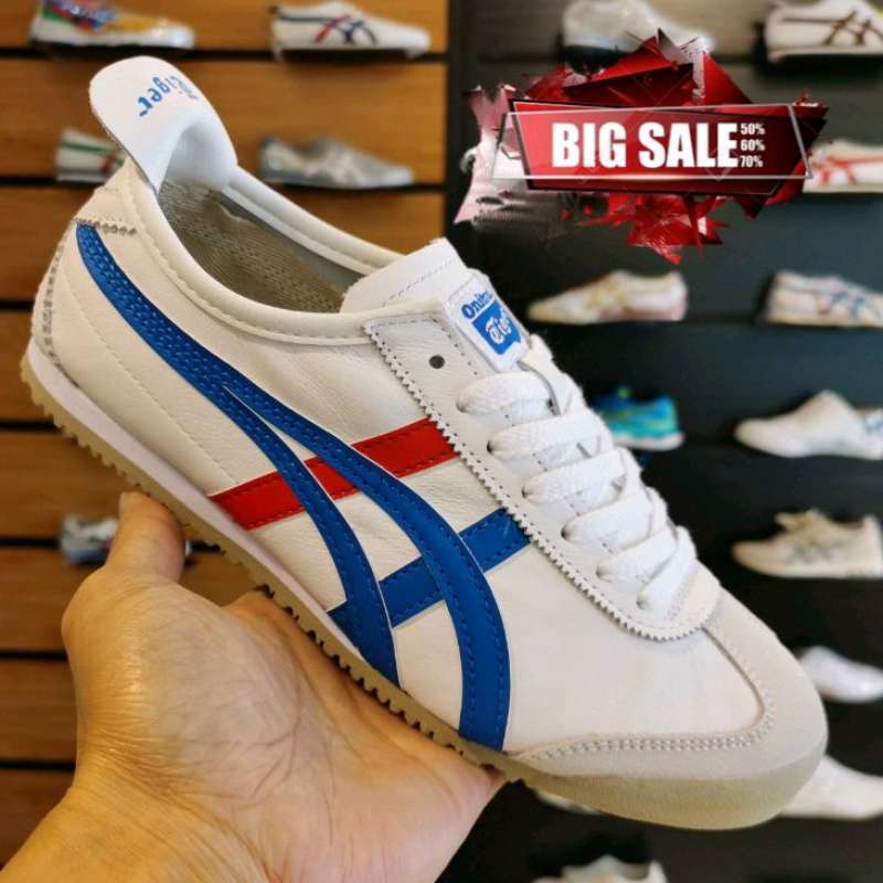 Jual Sepatu Onitsuka Tiger Original Mexico 66 White Blue Red Unisex - 41.5 Di Seller Onitsuka ...