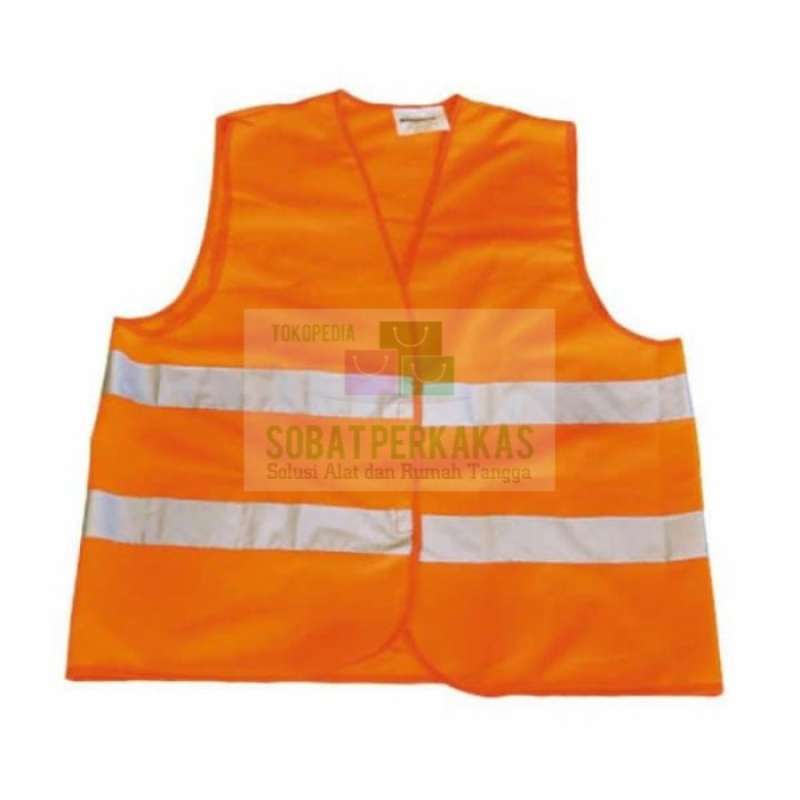 Promo Rompi Safety / Rompi Proyek Krisbow - All Size Fluro Orange ...