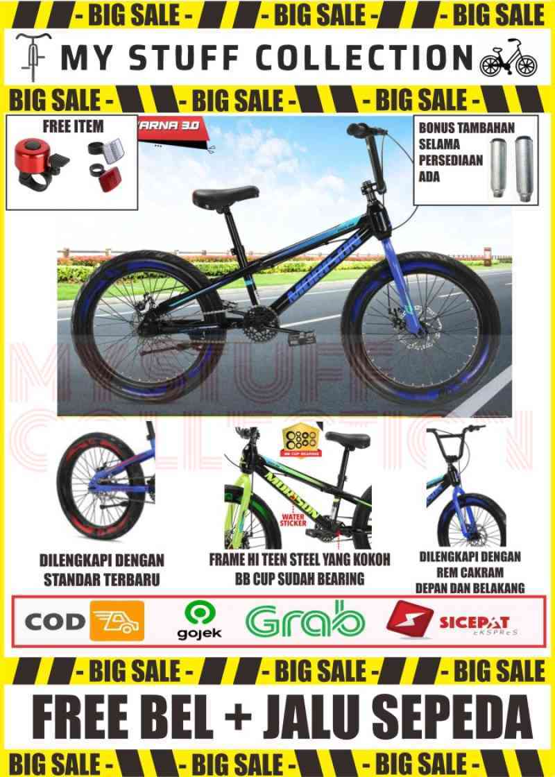 Promo Sepeda Bmx 20 Cocok Usia 8 Tahun Hingga Dewasa Rem Sdh Double ...